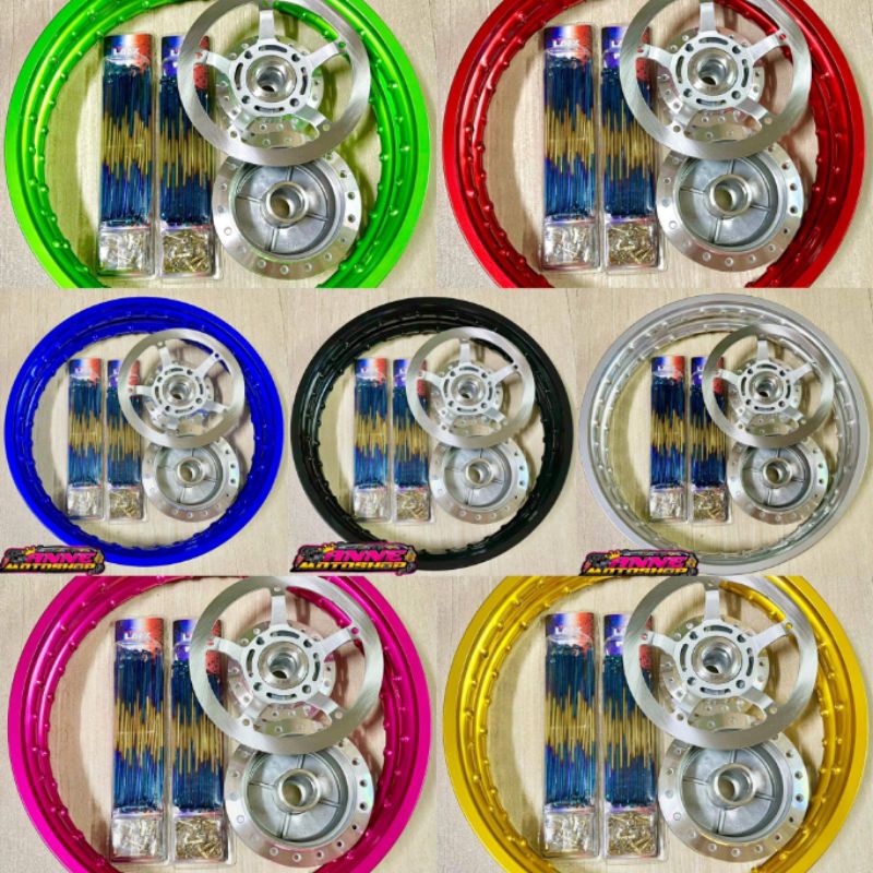 Rimset For Xrm, Wave 125,Wave 100 disctype Rs125 With Buta disc ...