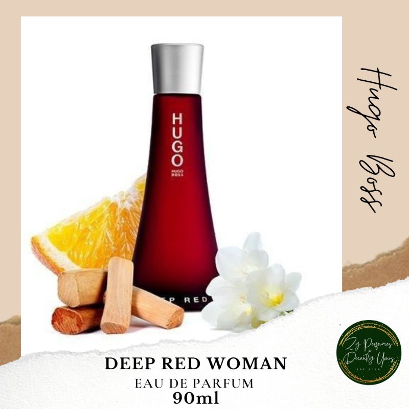 Hugo boss Deep Red Woman Eau De Parfum | 3.0fl.oz. / 90ml | Shopee ...