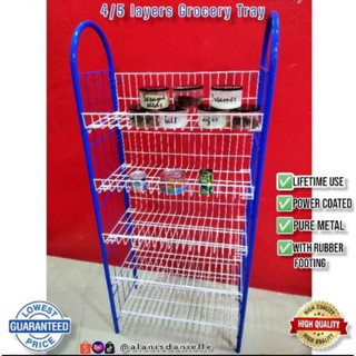 GROCERY TRAY / GROCERY RACK/ MULTI LAYER RACK / 4 LAYERS / 5 LAYERS ...