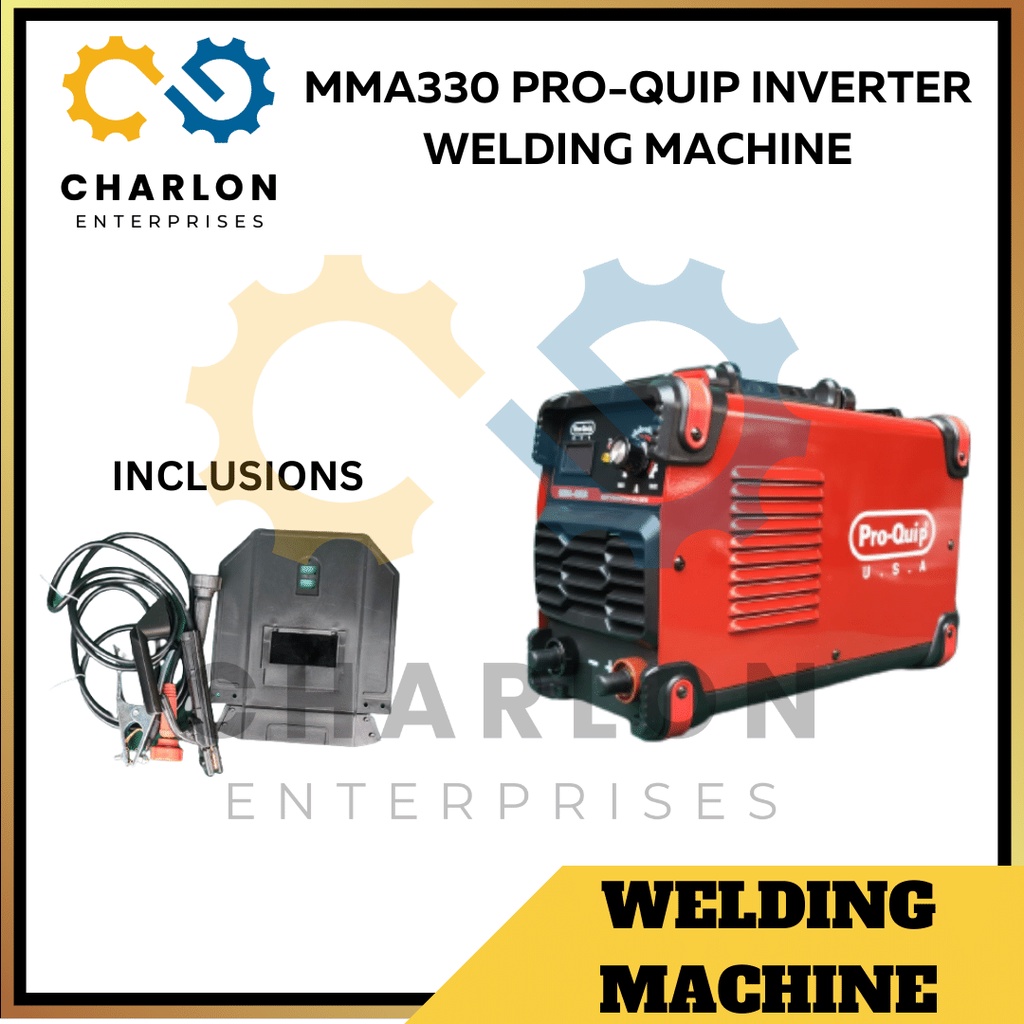 MMA-330 PRO-QUIP INVERTER WELDING MACHINE | Shopee Philippines