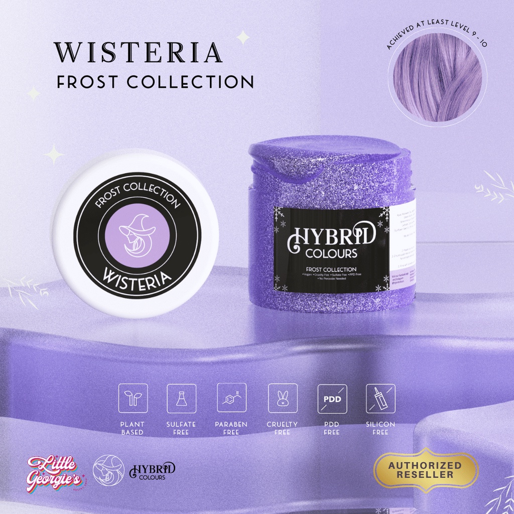 Hybrid Colours Frost Collection Magickal Dye 150g - WISTERIA [Organic ...