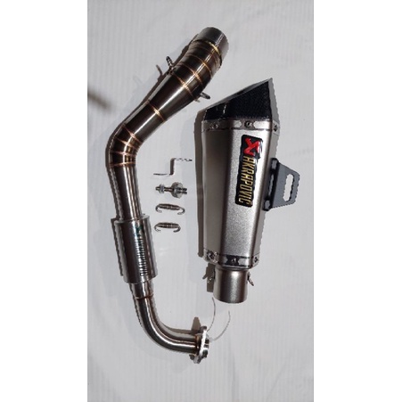 AEROX V1 & V2 NMAX V2 & V2.1 AKRAPOVIC PIPE SET (PLUG AND PLAY ...