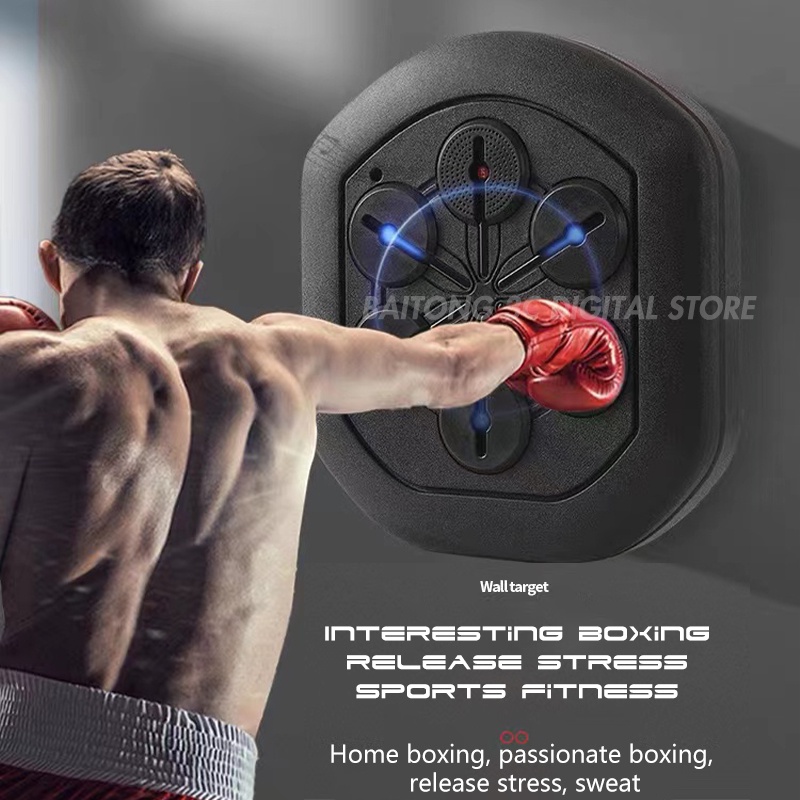 portable wall mounted electronic smart music liteboxer indoor boxing ...