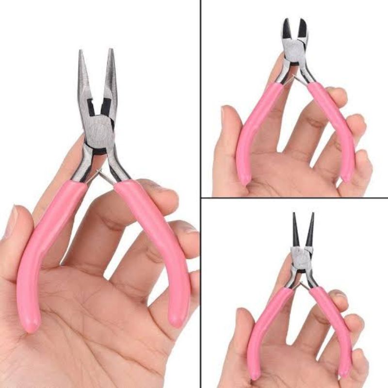 Pink pliers | Longnose | Cutter pliers | Jewelry making tools | Wire ...