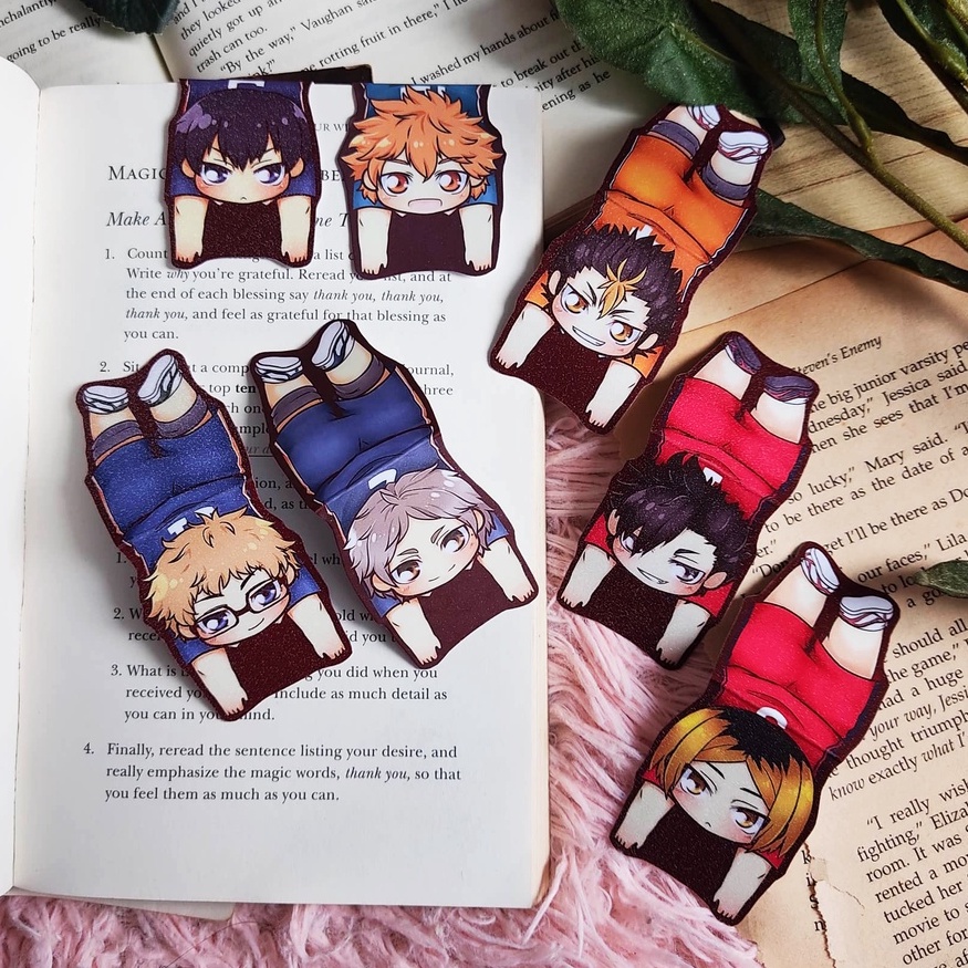 Haikyuu Chibi Magnetic Bookmarks | Shopee Philippines