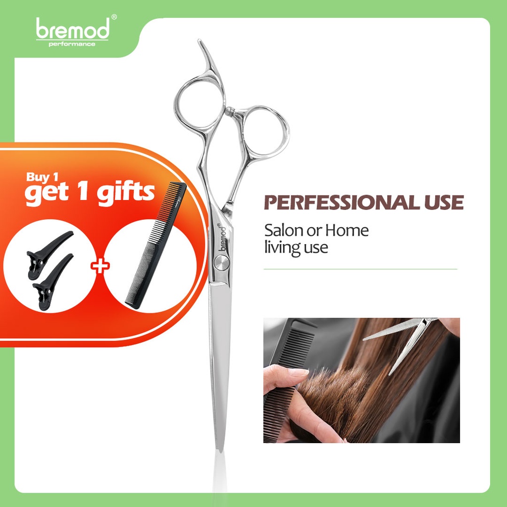 Bremod hair scissors flat scissors professional Salon use Hair cutting ...