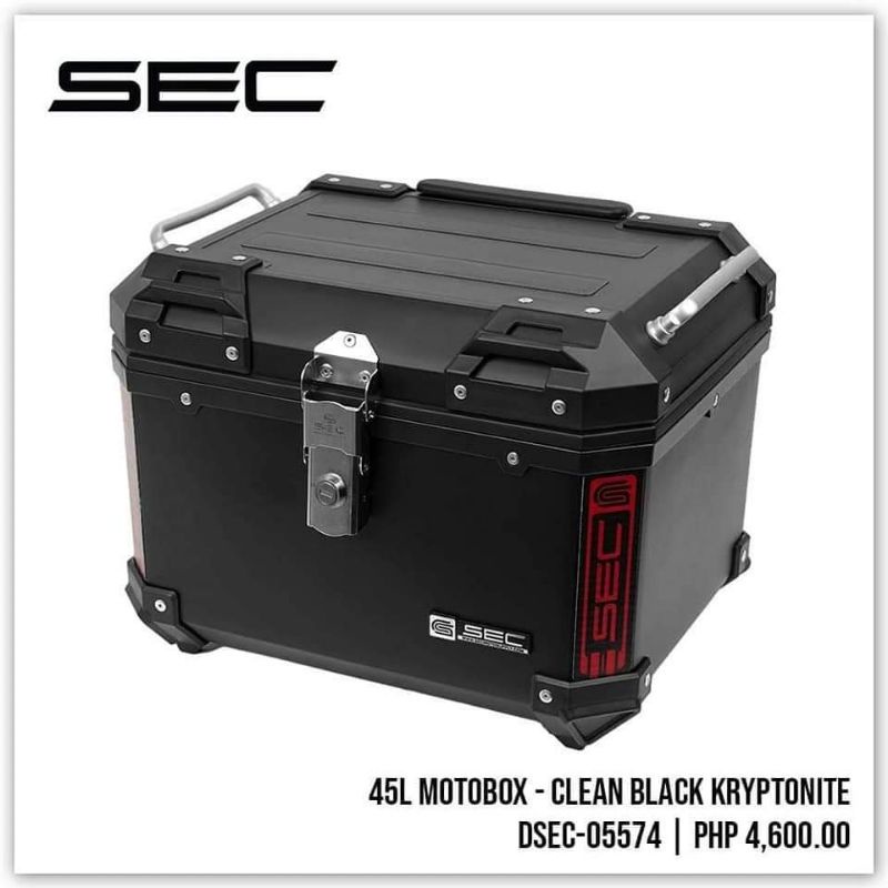 SEC KRYPTONITE PLASTIC TOP BOX 45L | Shopee Philippines