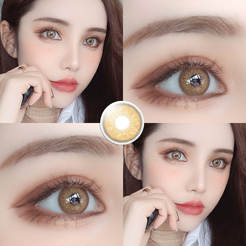Russian Girl's Brown Contact Lenses, Mixed Big Eyes Contacts | Shopee Philippines