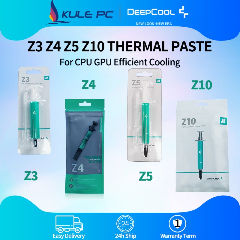 [Ready Stock]Deepcool Z3 Z4 Z5 Z10 CPU GPU Thermal Paste 6.5 W/m·K 5g High Performance | Shopee ...