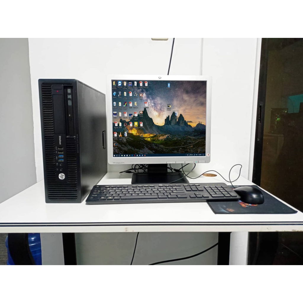 COMPUTER SET HP PRODESK 800 G1 INTEL CORE I3 4TH GEN 4GB RAM 500GB HDD ...