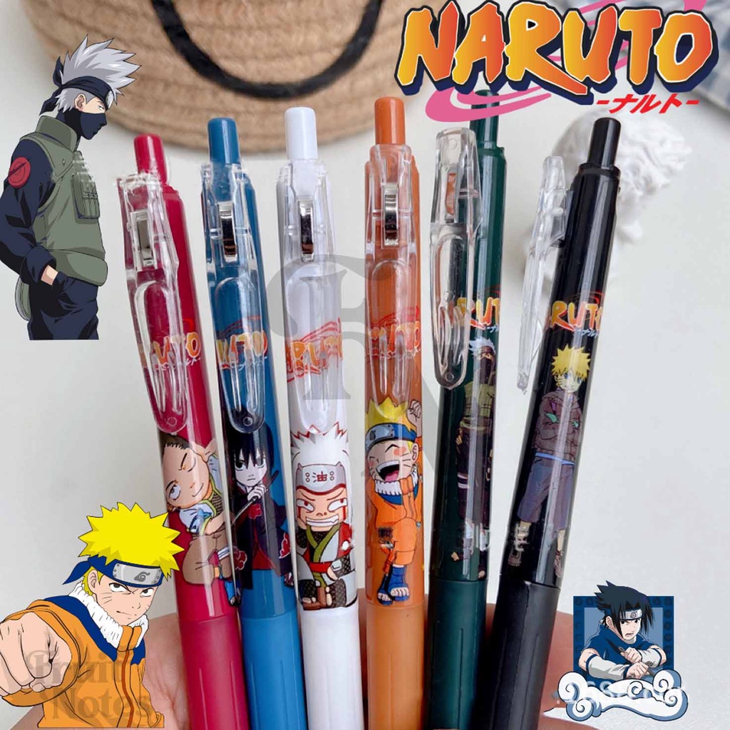 BP070 0.5mm Anime Naruto Gel Push Pen | Shopee Philippines