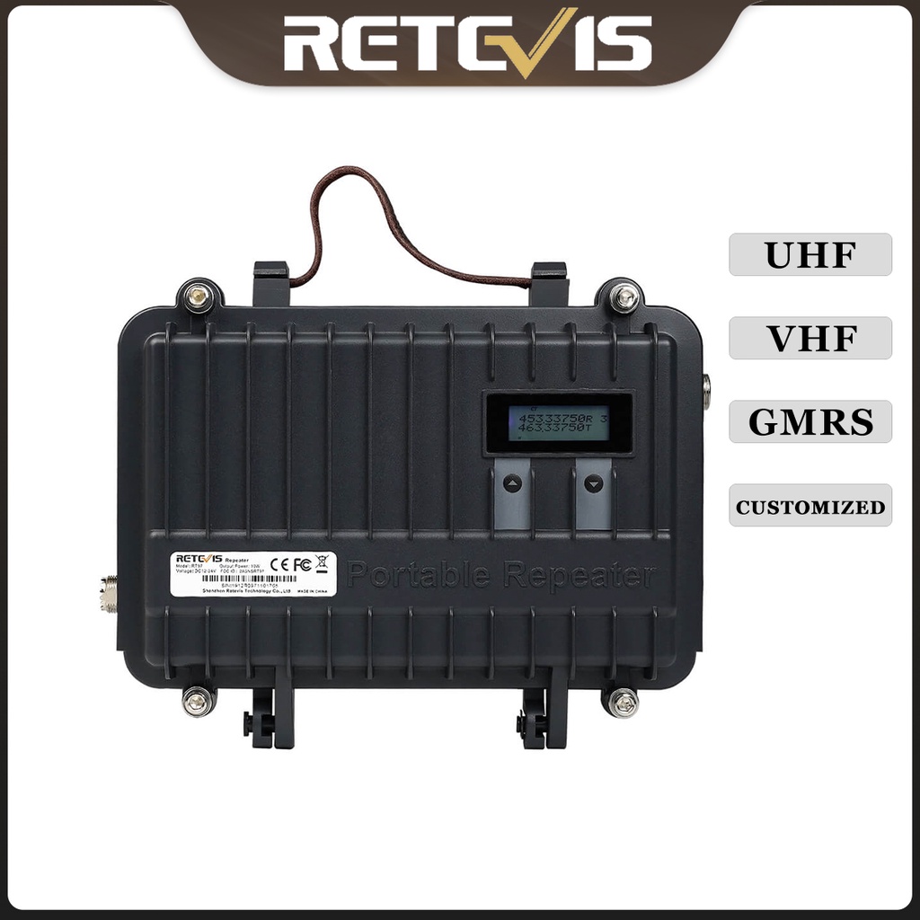 Retevis RT97 Long Range Full Duplex Mini Portable Repeater | Shopee ...