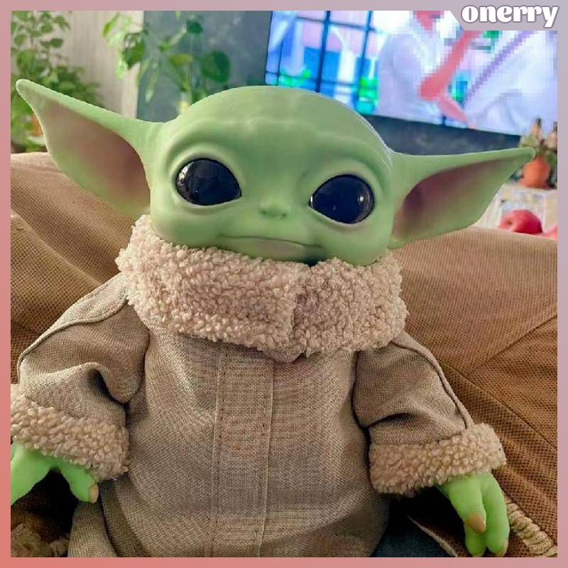28cm Baby Yoda Plush Toy Master The Mandalorian Force Stuffed Doll ...