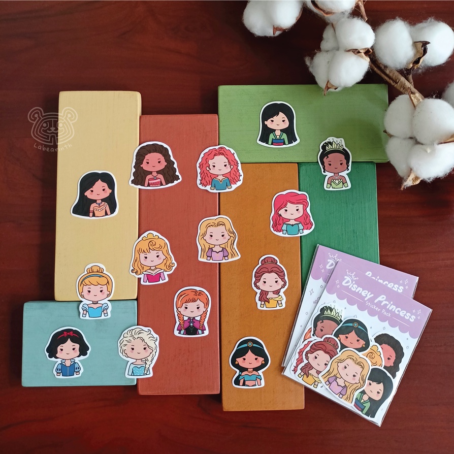Disney Princess Sticker Pack | Die Cut Sticker Set | Shopee Philippines