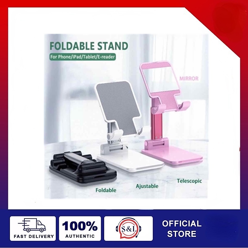 Universal Cellphone Holder Foldable Desk Phone Stand Telescopic ...