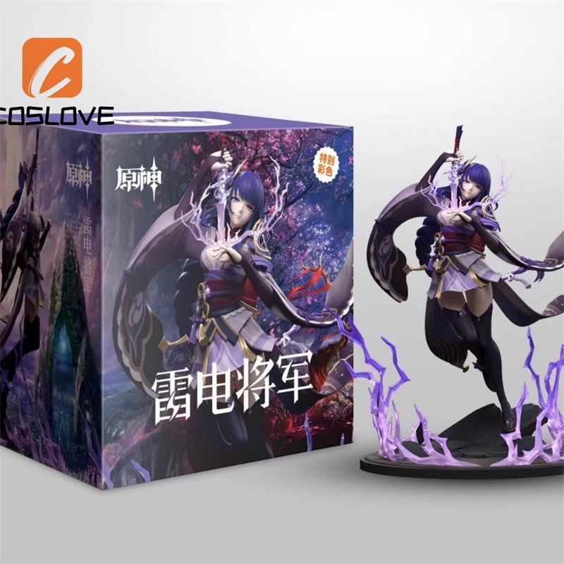 2022 26cm Genshin Impact Keqing Anime Figure Genshin Impact Raiden ...