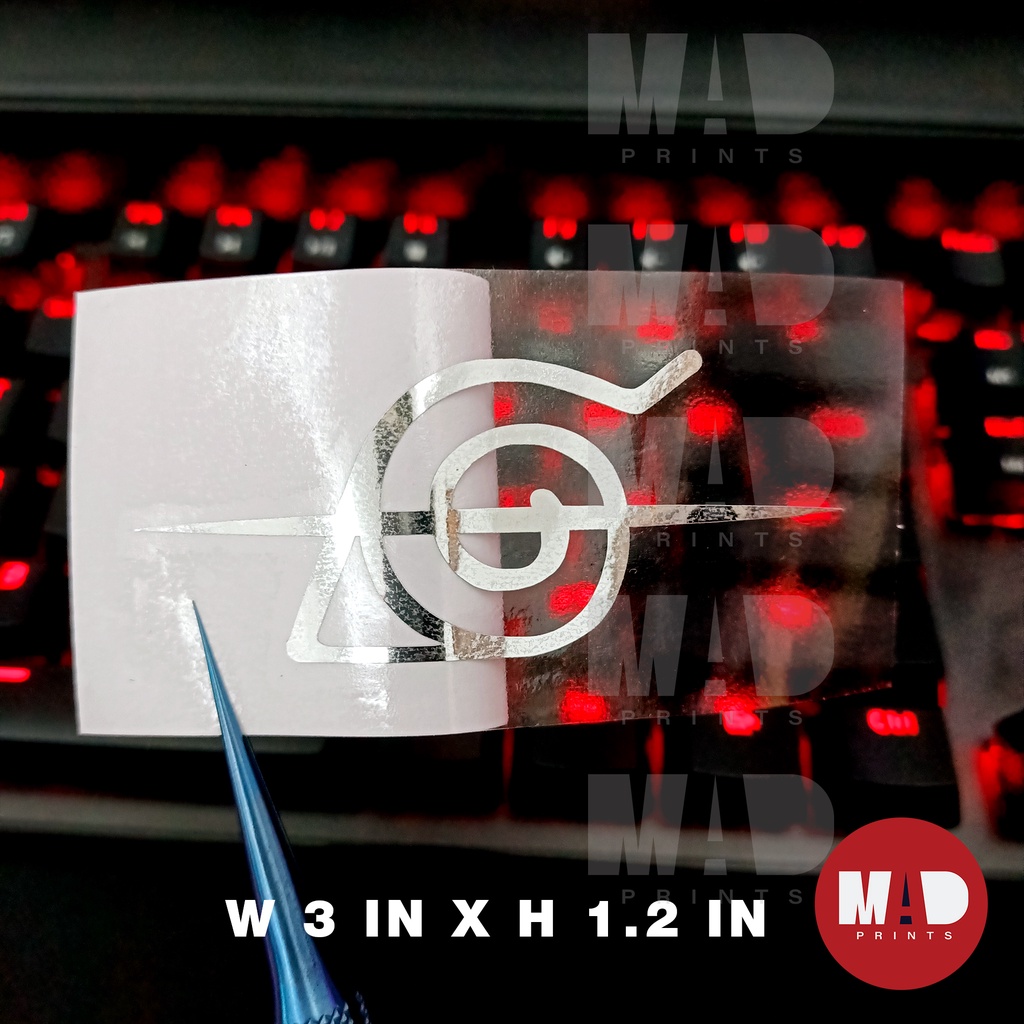 Uchiha Itachi Akatsuki Logo Decal Waterproof Sticker | Shopee Philippines