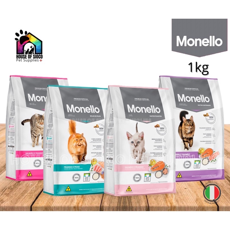 Monello Cat and Kitten Dry Food 1kg | Shopee Philippines