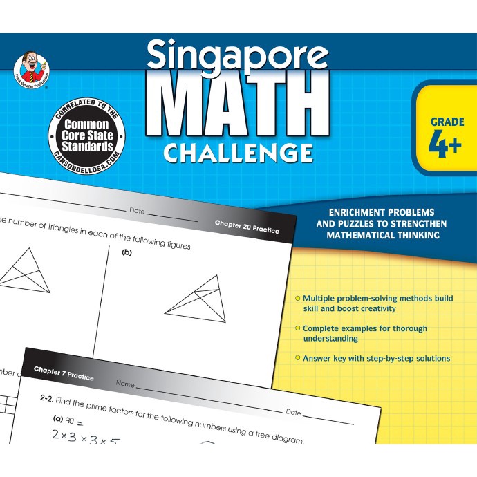 Singapore Math (Grade 4) Word Problems - Advanced with Answer Key ...