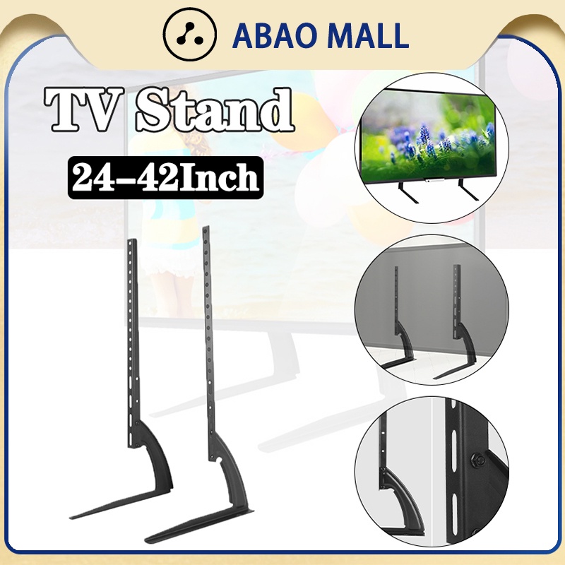 14-42 inch TV Stand Base Bracket Adjustable LCD TV Screen Stand Base ...