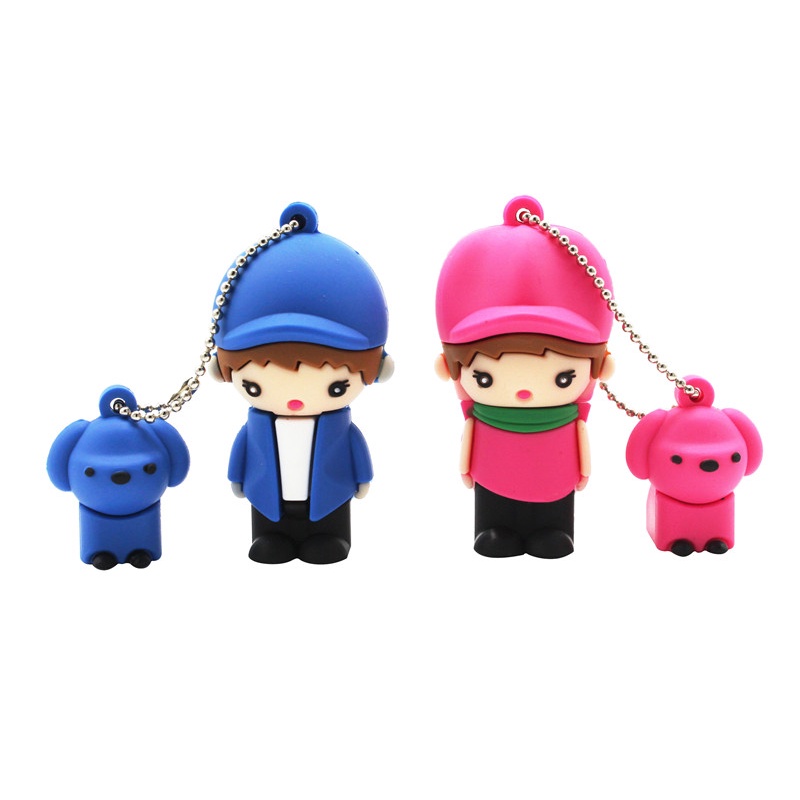 Cartoon baby with dog pendant model usb flash drive usb 2.0 4GB 8GB ...
