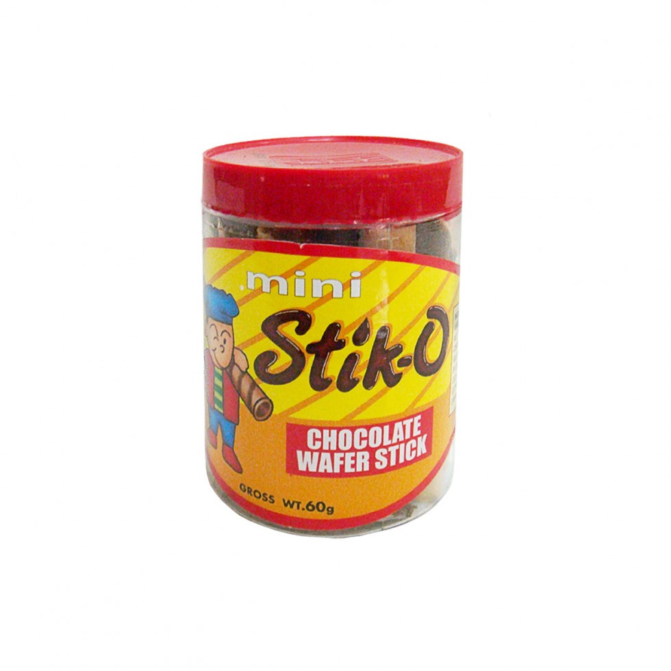 Stik-o Mini Wafer Sticks Chocolate 60g | Shopee Philippines