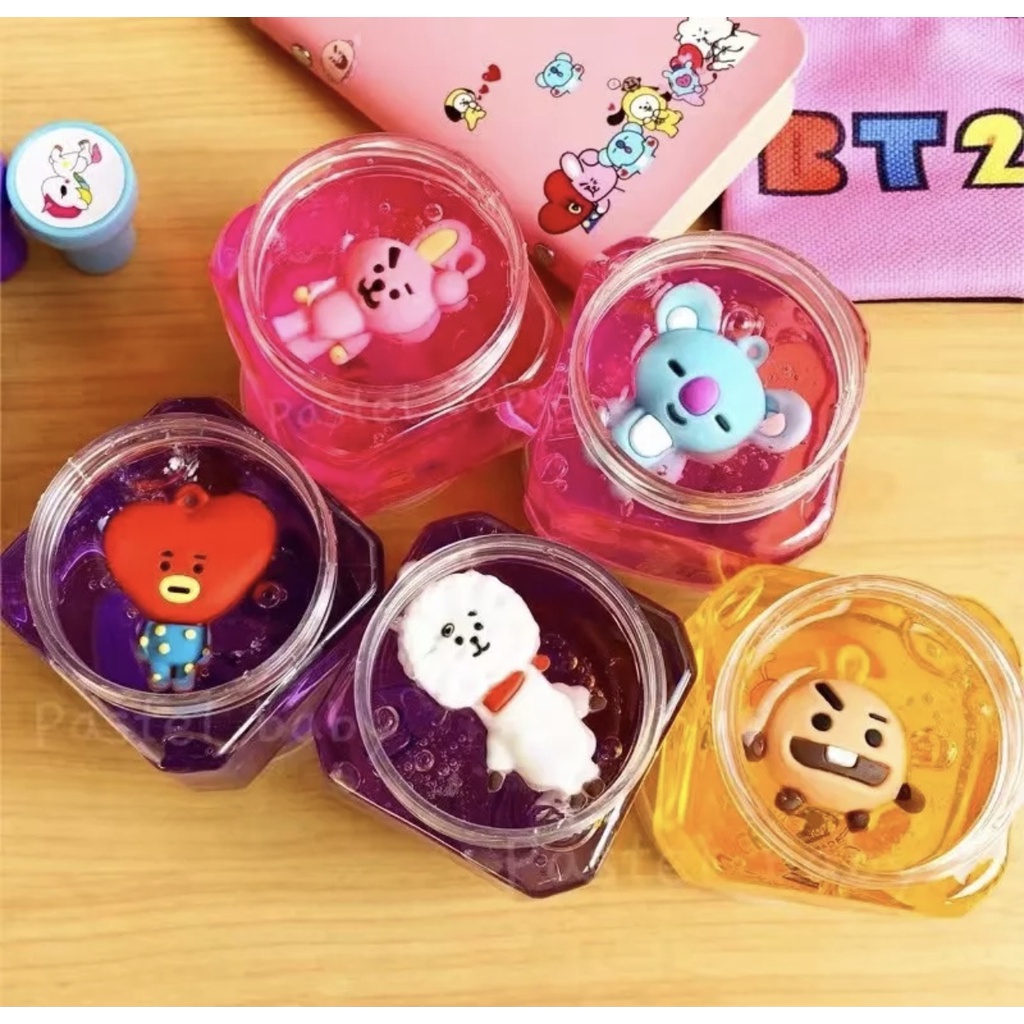 BT21 Glittery Slime Toy (random color) | Shopee Philippines