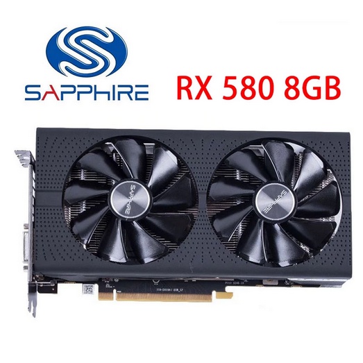 ⚡️SAPPHIRE RX580 8GB Graphics Cards 2048SP 2304SP 256Bit GDDR5 Video ...