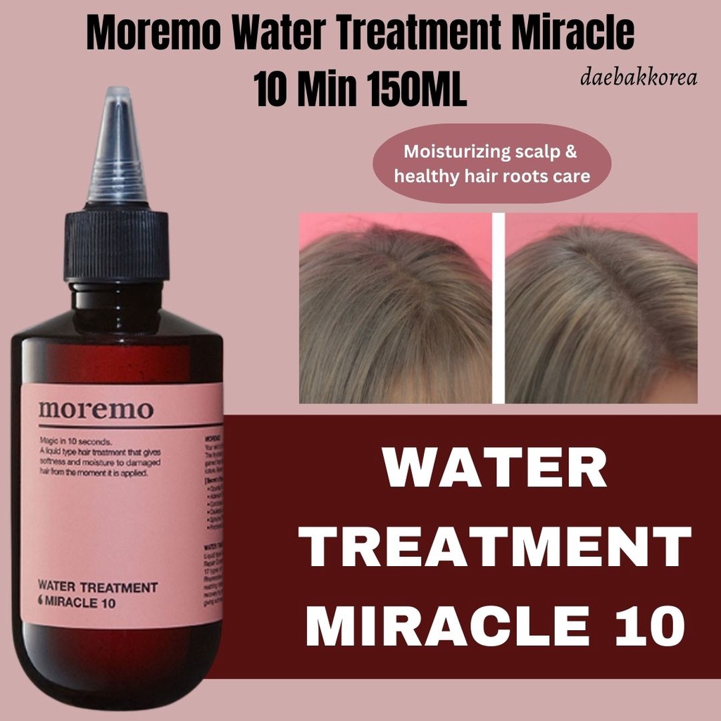 Moremo Water Treatment Miracle Hair Treatment 10 150ml | Shopee Philippines