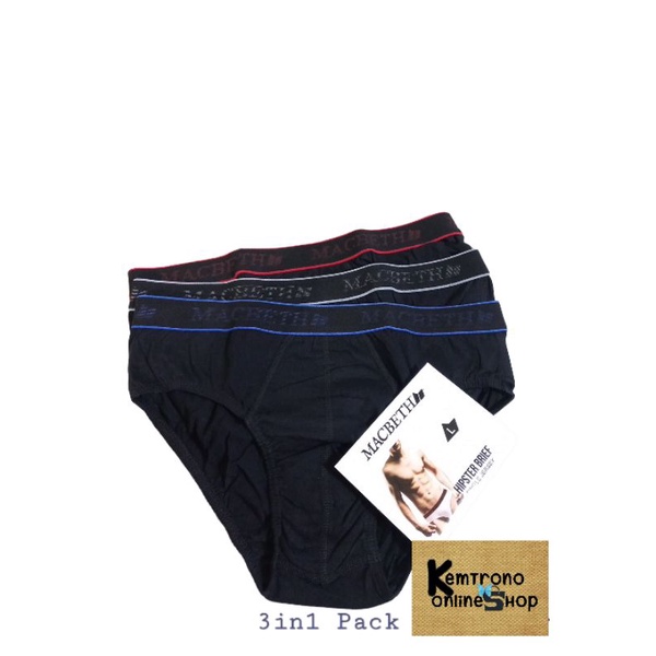 Macbeth Brief Original 3in1 Pack | Shopee Philippines