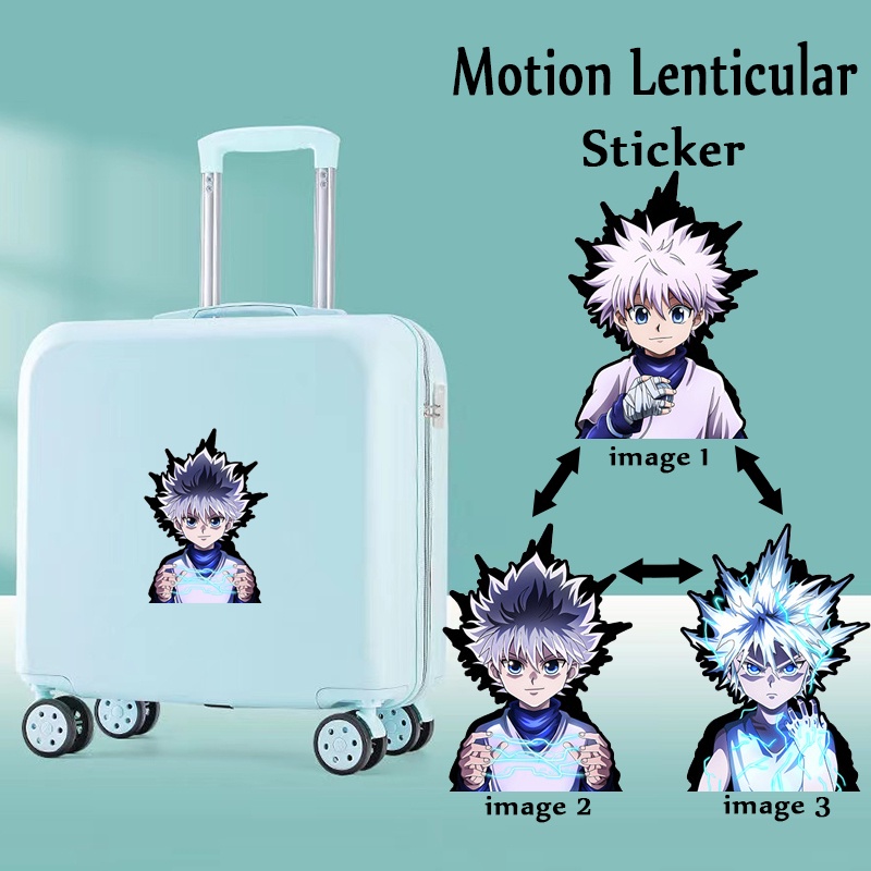 Killua Godspeed Hunter X Hunter Anime Motion Sticker Peeker Sticker ...