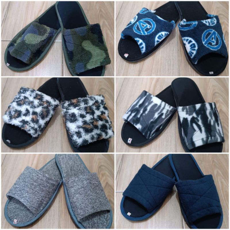 Adult Men Indoor Slippers Malapad at Makapal n Swelas | Shopee Philippines