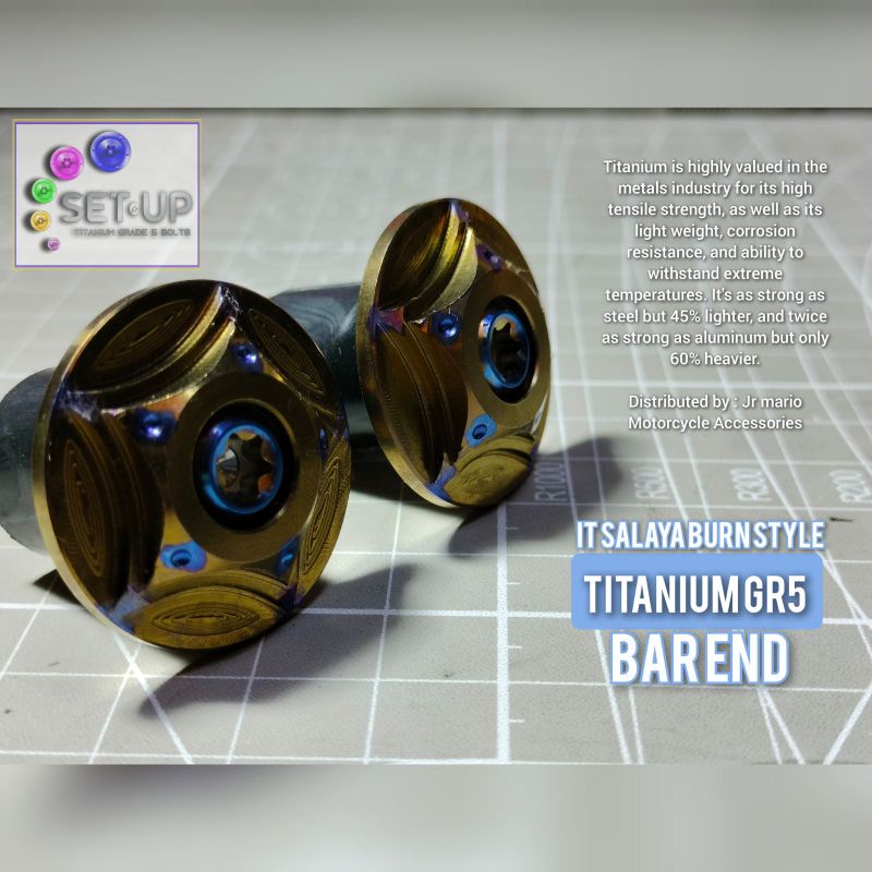 TITANIUM GR5 BURN BAREND PAIR | Shopee Philippines