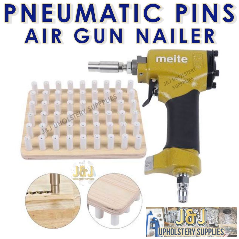 1170 PNEUMATIC DECORATIVE NAILER DRAWING PIN TOOL For Furniture Making ...