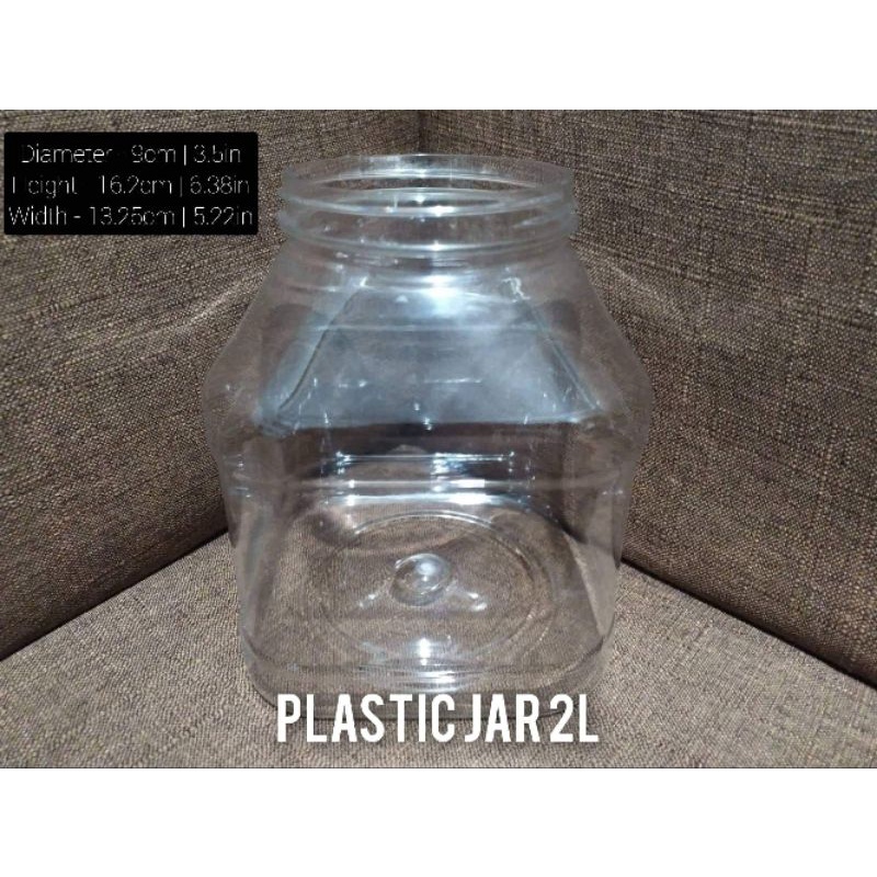 5pcs 2liter plastic jar no lid (walang takip) | Shopee Philippines