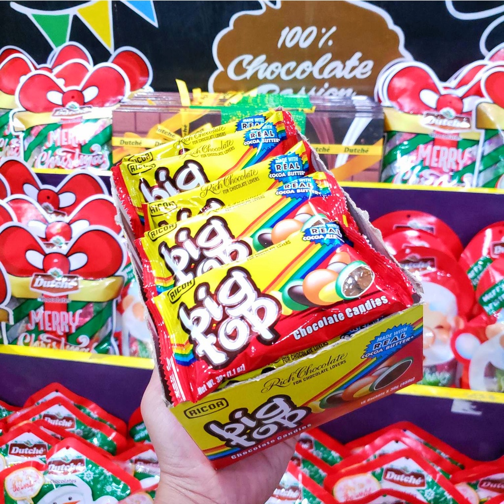 Ricoa Big Top Chocolate Candies 30g | Shopee Philippines