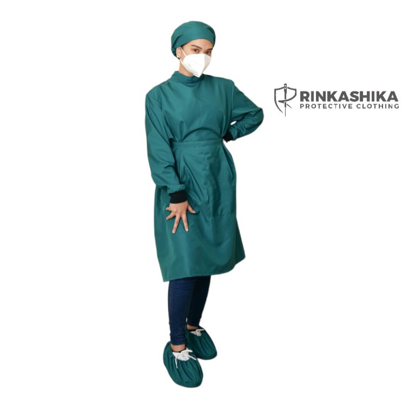 "Basic" Teal Blue PPE Isolation Gown | Shopee Philippines