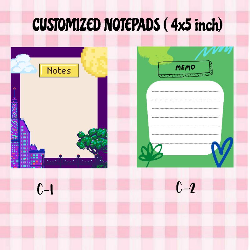 Customized Notepads 4x5 inches | Shopee Philippines