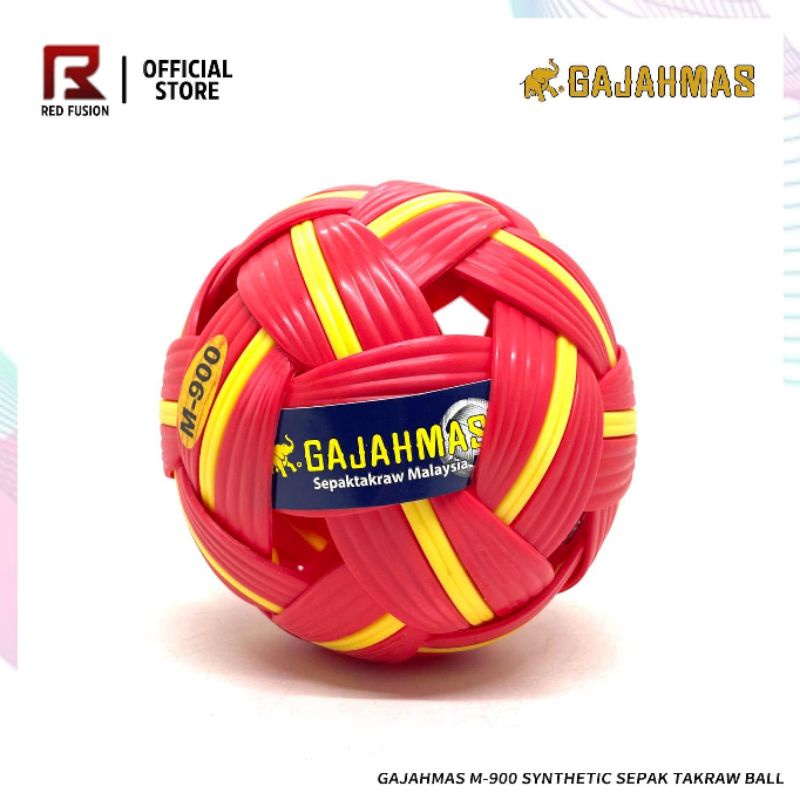 Gajahmas M-900 Synthetic Sepak Takraw Ball | Shopee Philippines
