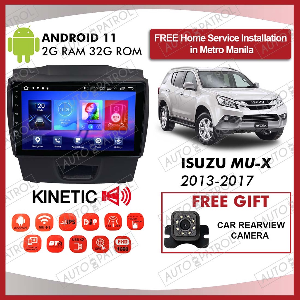 Kinetic Android 11 9" Headunit for Isuzu MU-X / MUX 2013-2017 | Shopee Philippines