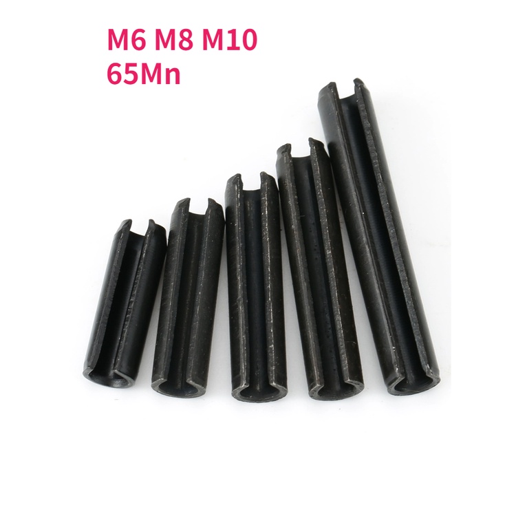 M6 M8 M10 65Mn Black Carbon Steel Spring-Type Straight Pins Spring ...
