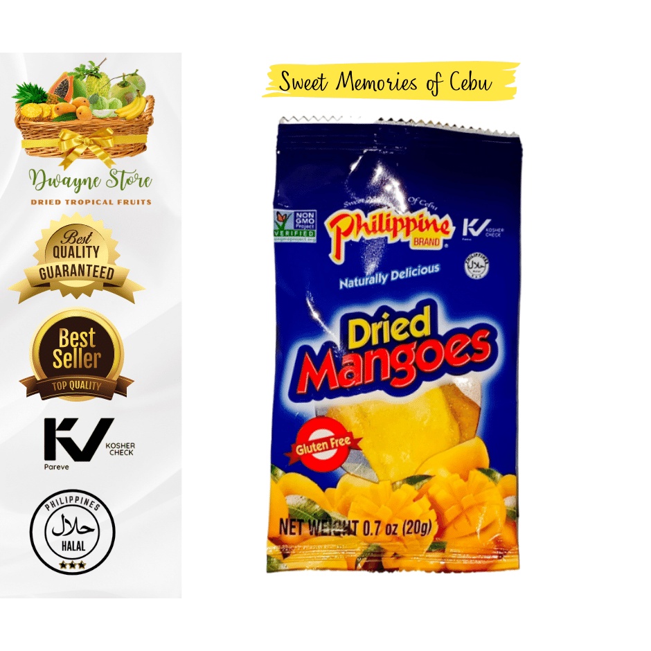 Dried Mango Slice 20grams, Cebu Brand , Phil Brand ( 20g x 50 ) ( 1kilo ) | Shopee Philippines