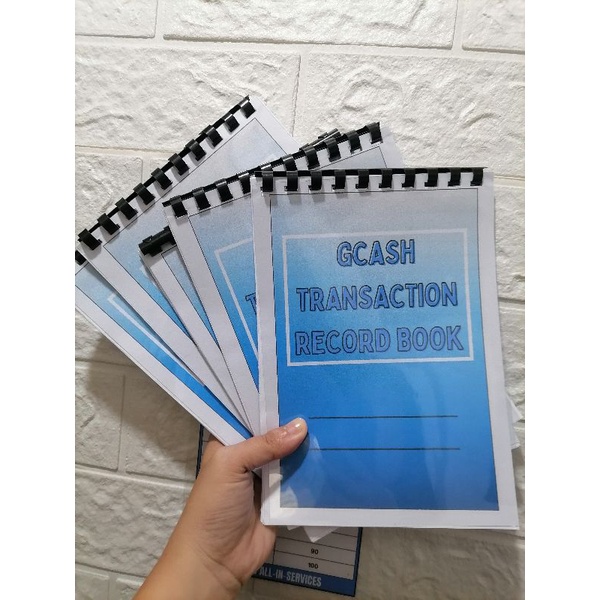 GCASH TRANSACTION RECORD BOOK | Shopee Philippines