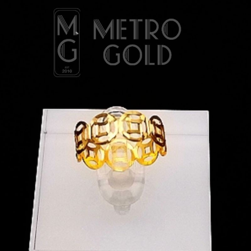 18K Saudi Gold Money Catcher Ring | Shopee Philippines