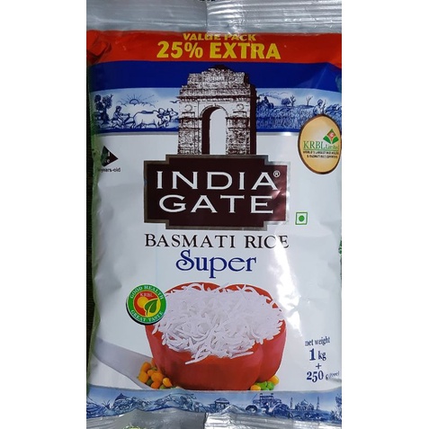 Basmati Rice Premium. India Gate. 1 kilo pack. | Shopee Philippines