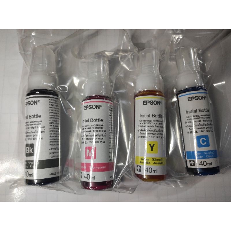 EPSON 664 Initial Ink Bottle 40ml (CMYK) | Shopee Philippines
