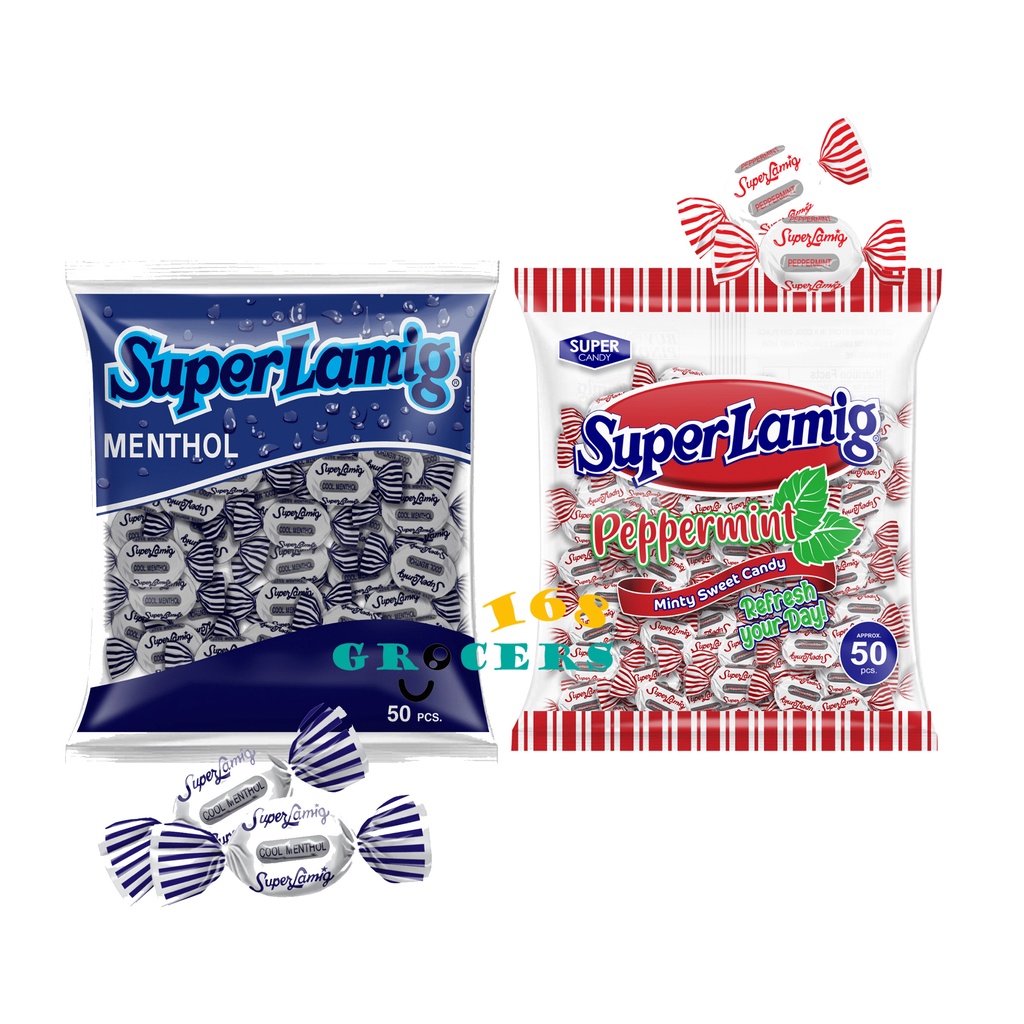 Super Lamig Menthol Candy 240g (50pcs) | Shopee Philippines