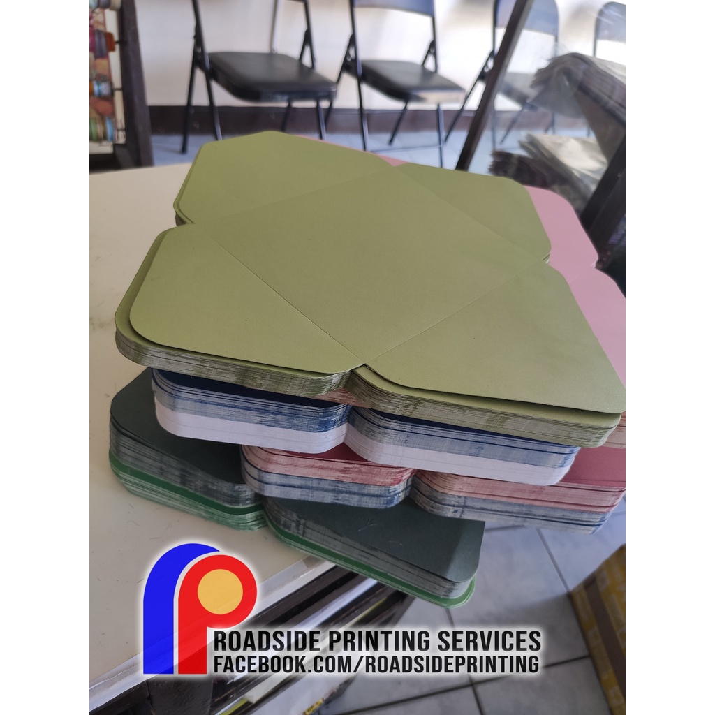 by 12s** PRE CUT ENVELOPES FOR 5R (FOLD AND PASTE) | Shopee Philippines
