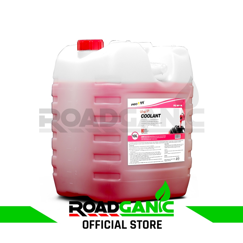PRO-99 Ready To Use Long Life Coolant Pink 10L | Shopee Philippines