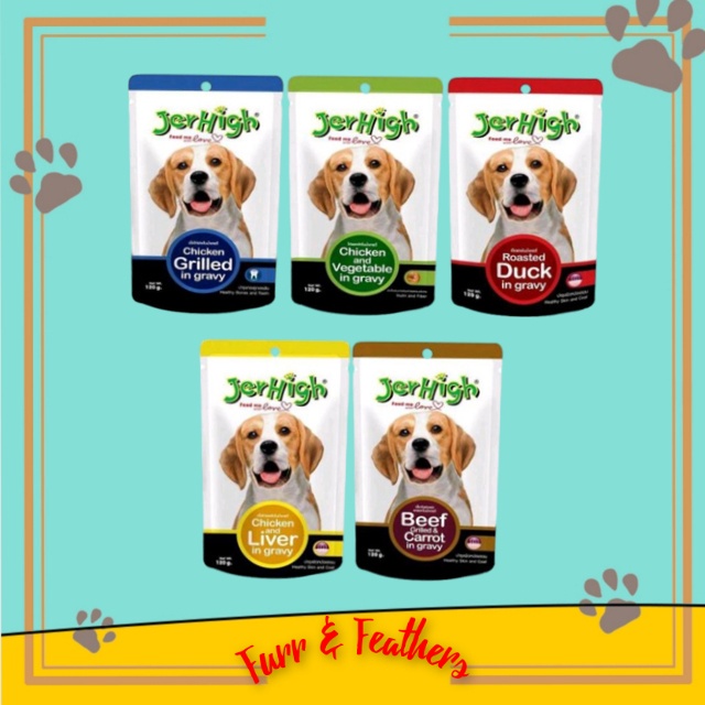 JerHigh Wet Dog Food Pouch 120g (F&F) | Shopee Philippines
